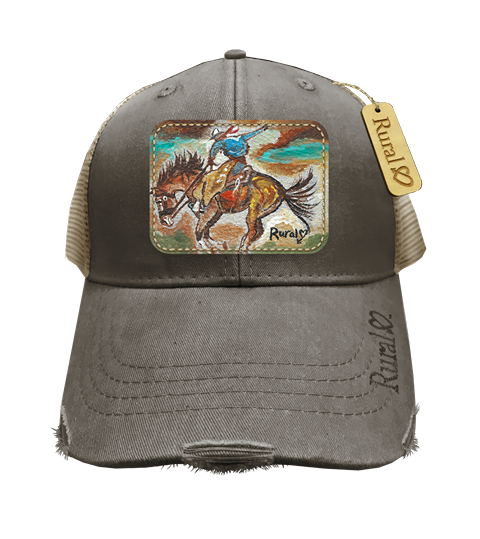 Busta Bronc Stonewashed Cap – Rural Heart