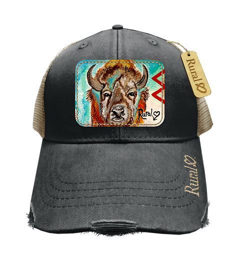 Roamy Stonewashed Cap with Contrasting Logo – Rural Heart